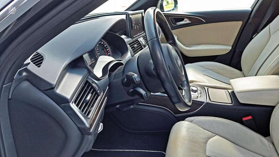 Brown Audi A6 2016 in Vilnius, with an engine capacity of 1.97 L and mileage of 238 thousand km for 14990 €, photo 30 on AUTOMOTO.COM.LV