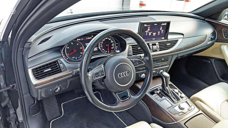 Brown Audi A6 2016 in Vilnius, with an engine capacity of 1.97 L and mileage of 238 thousand km for 14990 €, photo 33 on AUTOMOTO.COM.LV