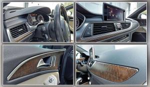 Brown Audi A6 2016 in Vilnius, with an engine capacity of 1.97 L and mileage of 238 thousand km for 14990 €, photo 39 on AUTOMOTO.COM.LV