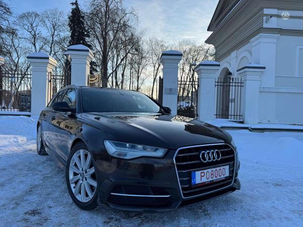 Brown Audi A6 2017 in Vilnius, with an engine capacity of 2.00 L and mileage of 296 thousand km for 14650 €, photo 2 on AUTOMOTO.COM.LV