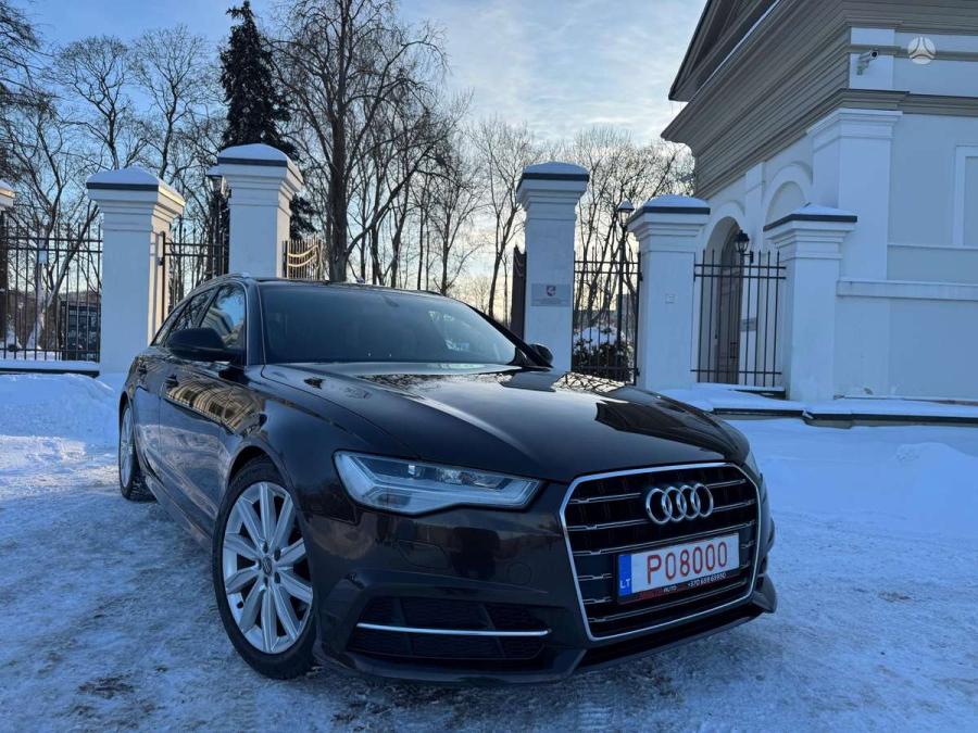 Brown Audi A6 2017 in Vilnius, with an engine capacity of 2.00 L and mileage of 296 thousand km for 14650 €, photo 2 on AUTOMOTO.COM.LV