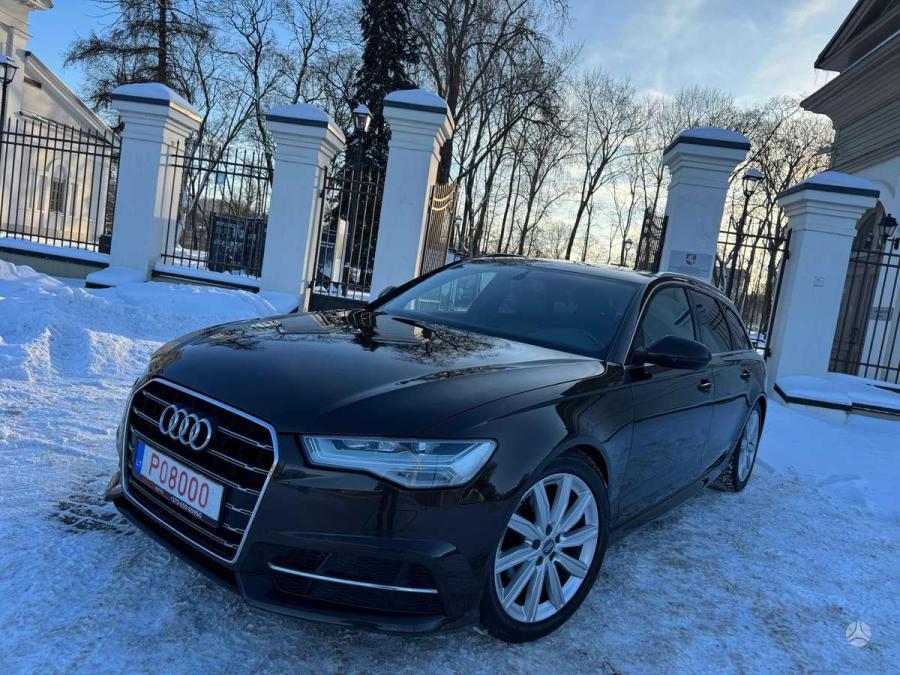 Brown Audi A6 2017 in Vilnius, with an engine capacity of 2.00 L and mileage of 296 thousand km for 14650 €, photo 11 on AUTOMOTO.COM.LV