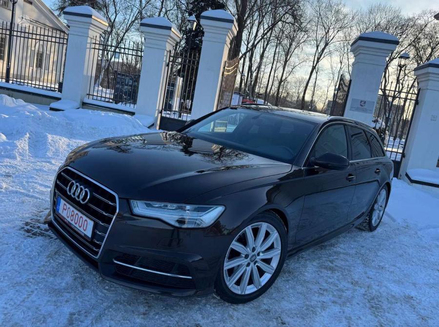 Brown Audi A6 2017 in Vilnius, with an engine capacity of 2.00 L and mileage of 296 thousand km for 14650 €, photo 17 on AUTOMOTO.COM.LV