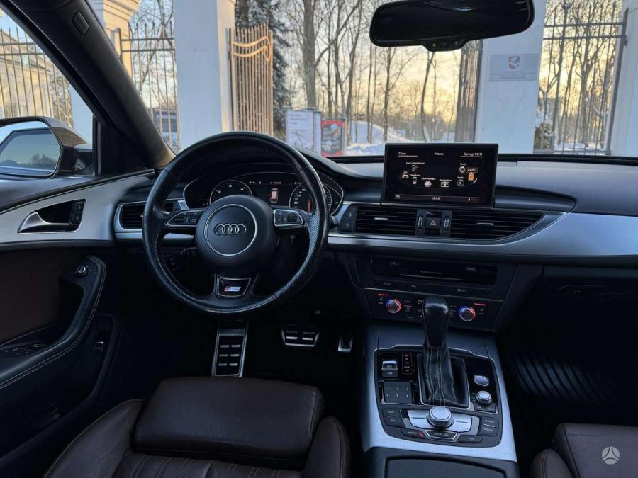 Brown Audi A6 2017 in Vilnius, with an engine capacity of 2.00 L and mileage of 296 thousand km for 14650 €, photo 23 on AUTOMOTO.COM.LV