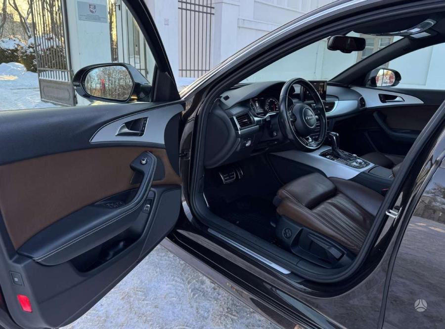 Brown Audi A6 2017 in Vilnius, with an engine capacity of 2.00 L and mileage of 296 thousand km for 14650 €, photo 25 on AUTOMOTO.COM.LV