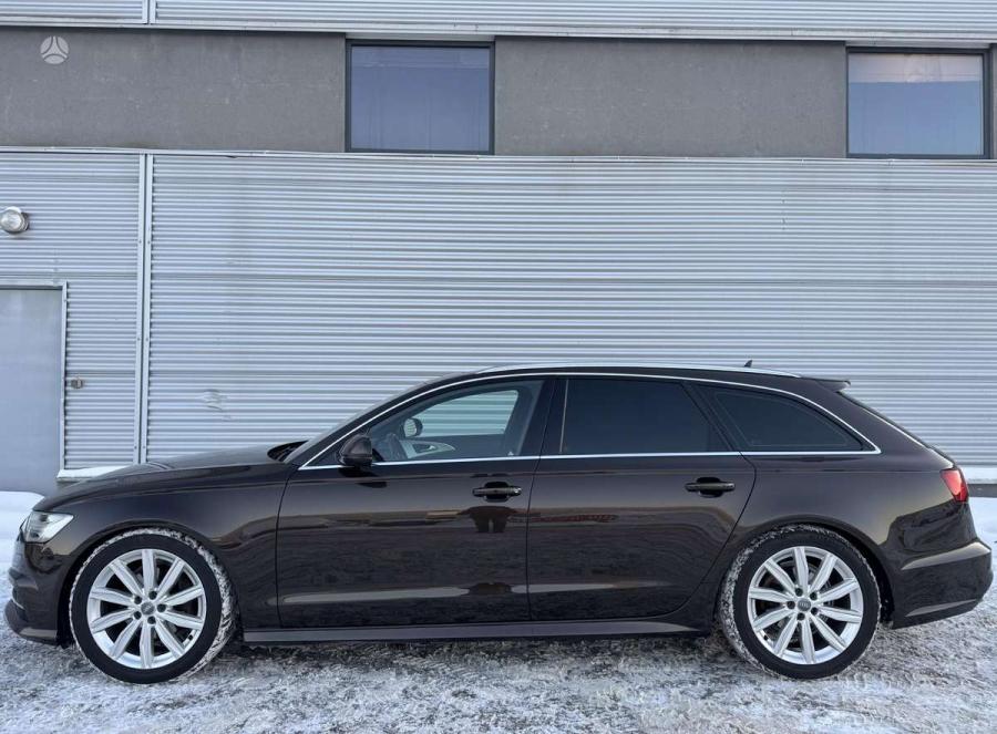 Brown Audi A6 2017 in Vilnius, with an engine capacity of 2.00 L and mileage of 297 thousand km for 14599 €, photo 7 on AUTOMOTO.COM.LV