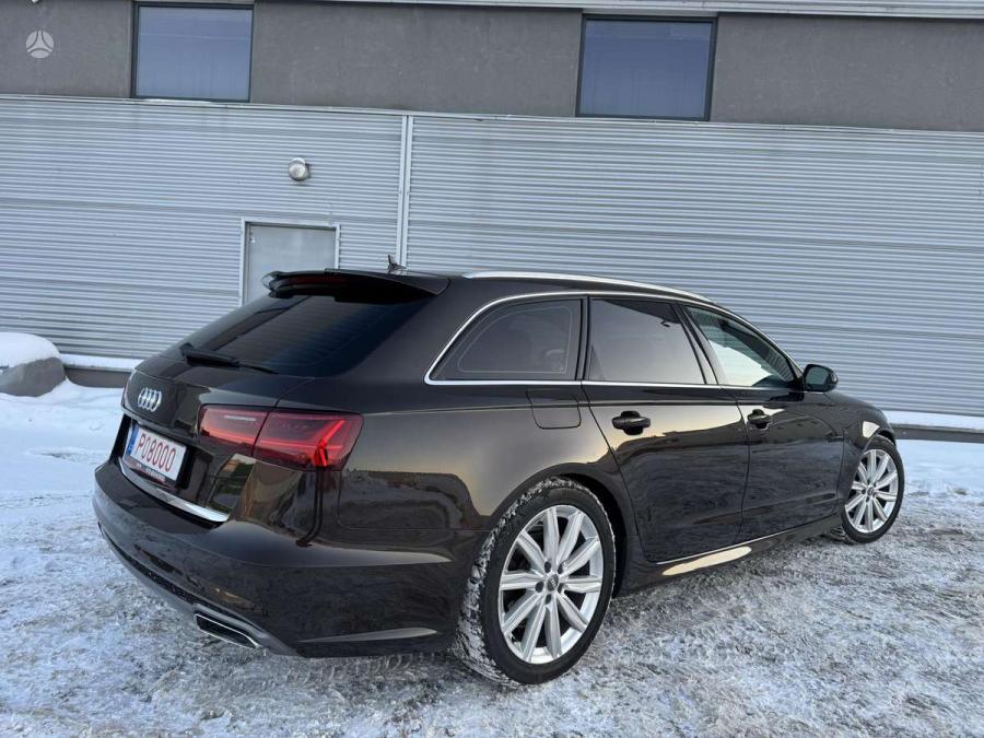 Brown Audi A6 2017 in Vilnius, with an engine capacity of 2.00 L and mileage of 297 thousand km for 14599 €, photo 12 on AUTOMOTO.COM.LV