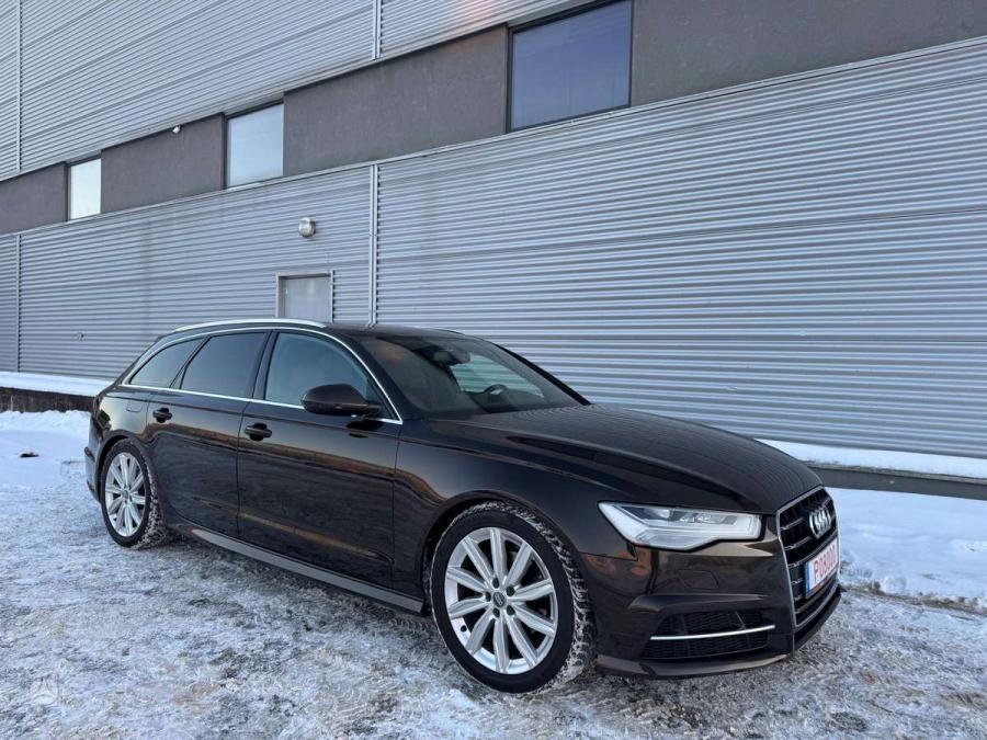 Brown Audi A6 2017 in Vilnius, with an engine capacity of 2.00 L and mileage of 297 thousand km for 14599 €, photo 14 on AUTOMOTO.COM.LV