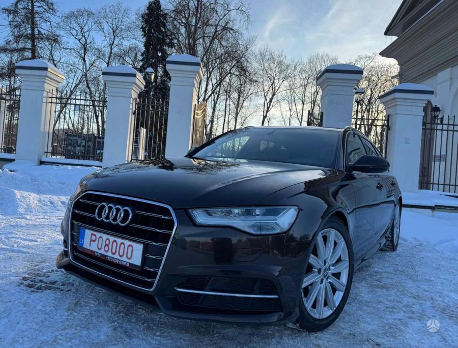 Brown Audi A6 2017 in Vilnius, with an engine capacity of 2.00 L and mileage of 297 thousand km for 14599 €, photo 17 on AUTOMOTO.COM.LV