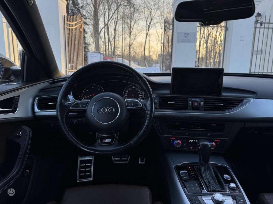 Brown Audi A6 2017 in Vilnius, with an engine capacity of 2.00 L and mileage of 297 thousand km for 14599 €, photo 23 on AUTOMOTO.COM.LV