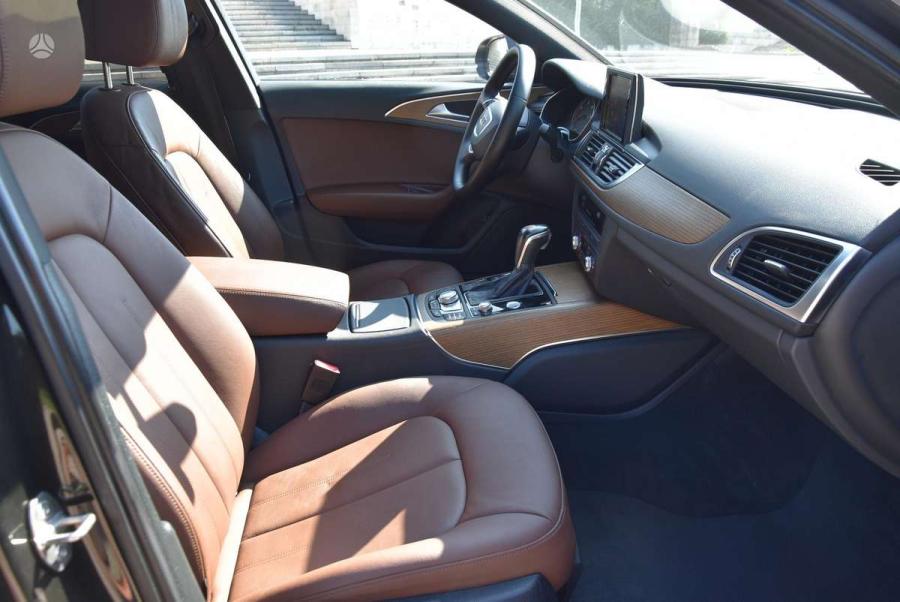Brown Audi A6 2017 in Vilnius, with an engine capacity of 1.97 L and mileage of 327 thousand km for 12999 €, photo 12 on AUTOMOTO.COM.LV