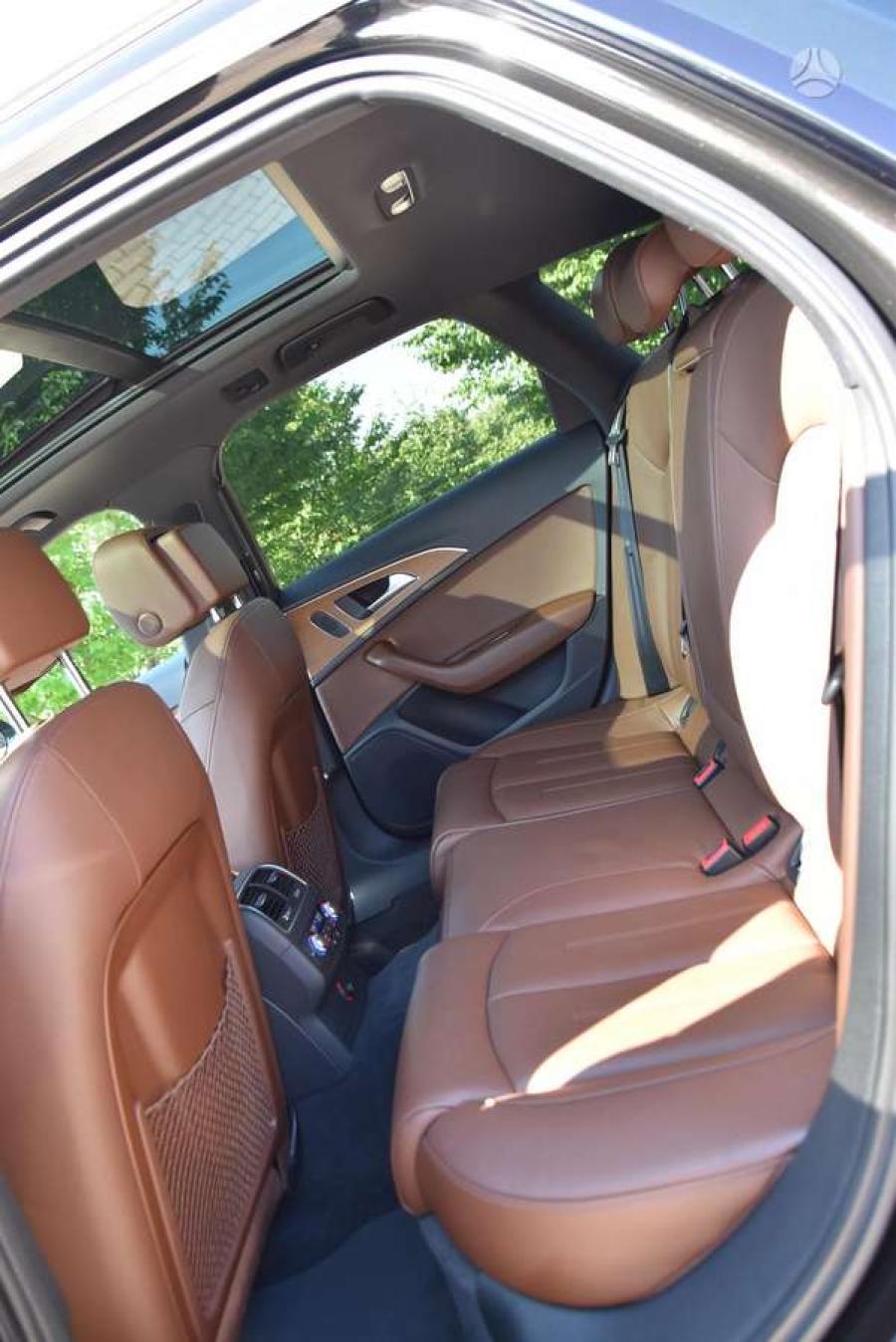 Brown Audi A6 2017 in Vilnius, with an engine capacity of 1.97 L and mileage of 327 thousand km for 12999 €, photo 15 on AUTOMOTO.COM.LV
