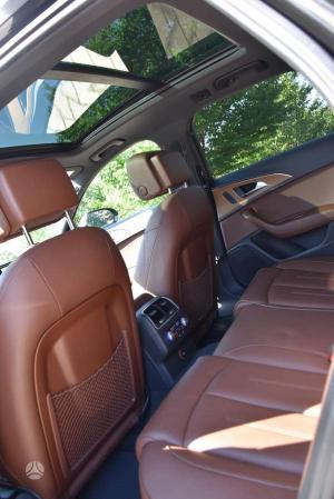 Brown Audi A6 2017 in Vilnius, with an engine capacity of 1.97 L and mileage of 327 thousand km for 12999 €, photo 16 on AUTOMOTO.COM.LV