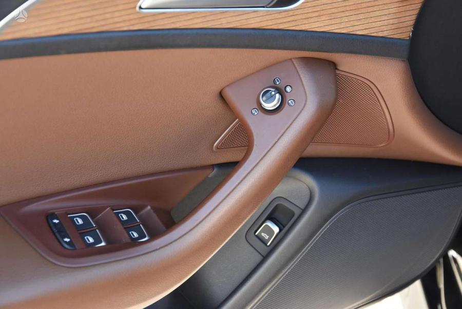 Brown Audi A6 2017 in Vilnius, with an engine capacity of 1.97 L and mileage of 327 thousand km for 12999 €, photo 18 on AUTOMOTO.COM.LV