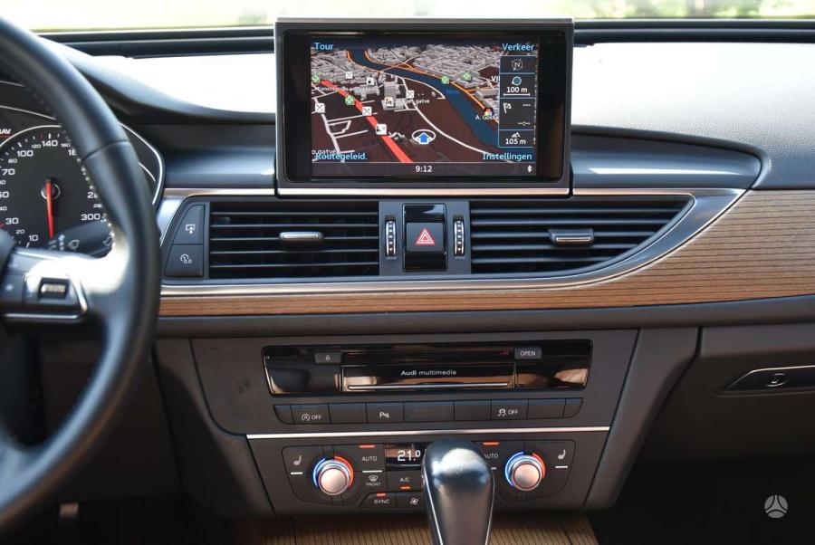 Brown Audi A6 2017 in Vilnius, with an engine capacity of 1.97 L and mileage of 327 thousand km for 12999 €, photo 21 on AUTOMOTO.COM.LV
