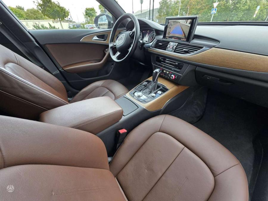 Brown Audi A6 2017 in Vilnius, with an engine capacity of 1.97 L and mileage of 328 thousand km for 11500 €, photo 8 on AUTOMOTO.COM.LV