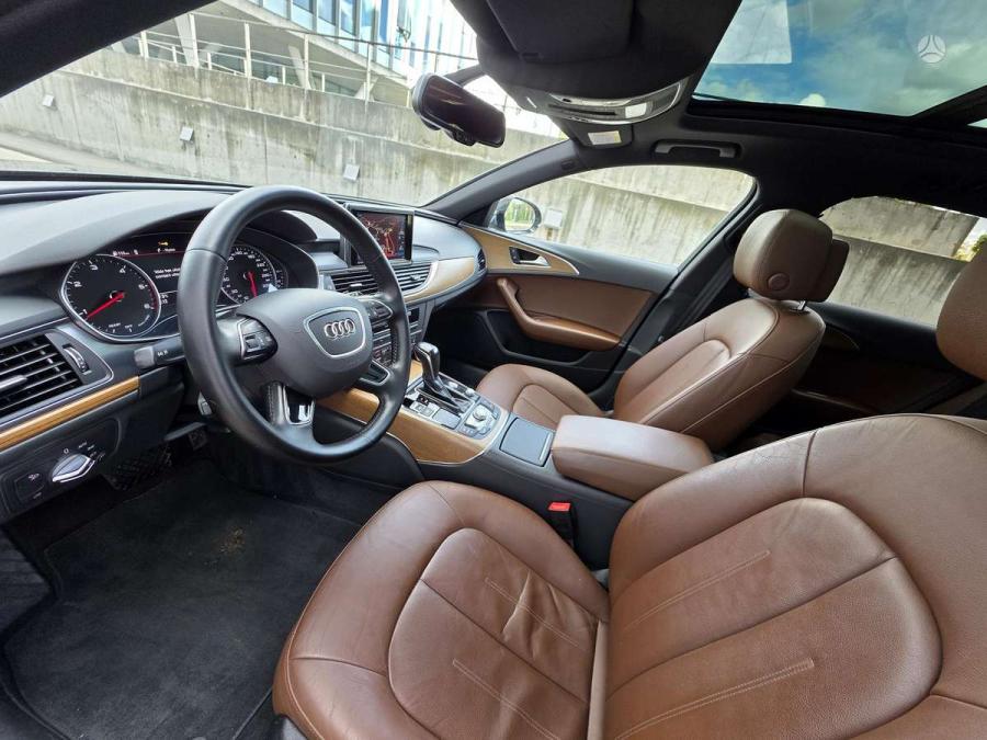 Brown Audi A6 2017 in Vilnius, with an engine capacity of 1.97 L and mileage of 328 thousand km for 11500 €, photo 21 on AUTOMOTO.COM.LV