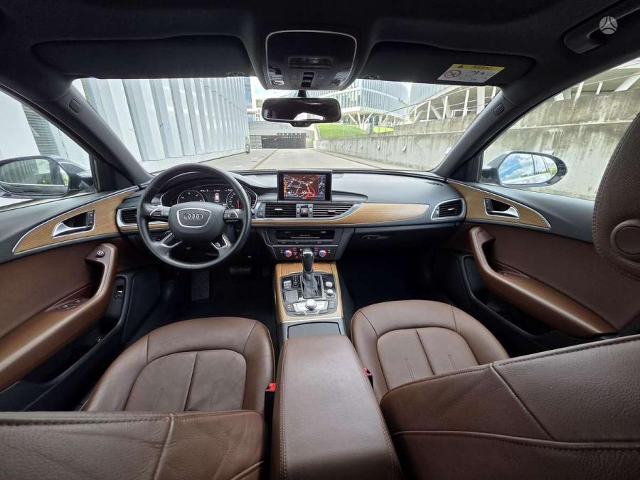 Brown Audi A6 2017 in Vilnius, with an engine capacity of 1.97 L and mileage of 328 thousand km for 11500 €, photo 24 on AUTOMOTO.COM.LV