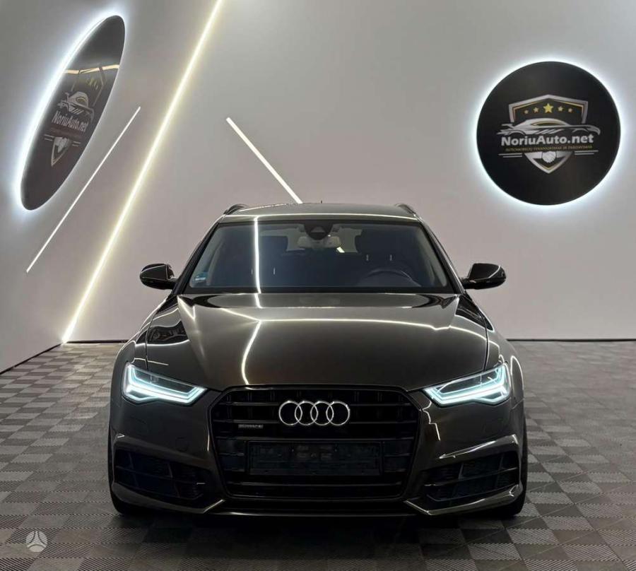 Brown Audi A6 2018 in Marijampole, with an engine capacity of 2.97 L and mileage of 177 thousand km for 15650 €, photo 6 on AUTOMOTO.COM.LV
