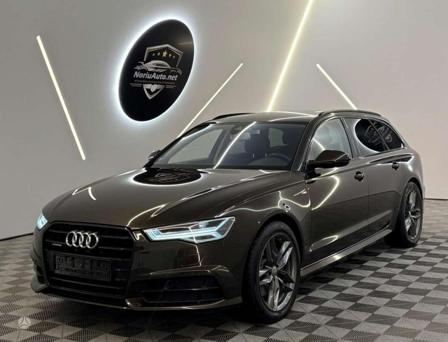 Brown Audi A6 2018 in Marijampole, with an engine capacity of 2.97 L and mileage of 177 thousand km for 15650 €, photo 8 on AUTOMOTO.COM.LV