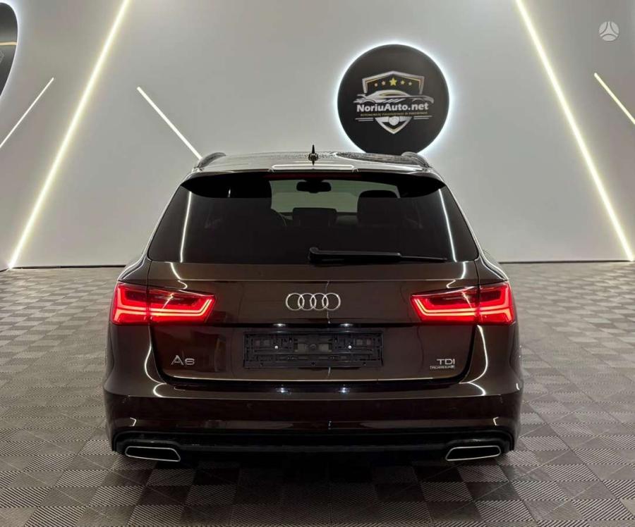 Brown Audi A6 2018 in Marijampole, with an engine capacity of 2.97 L and mileage of 177 thousand km for 15650 €, photo 34 on AUTOMOTO.COM.LV