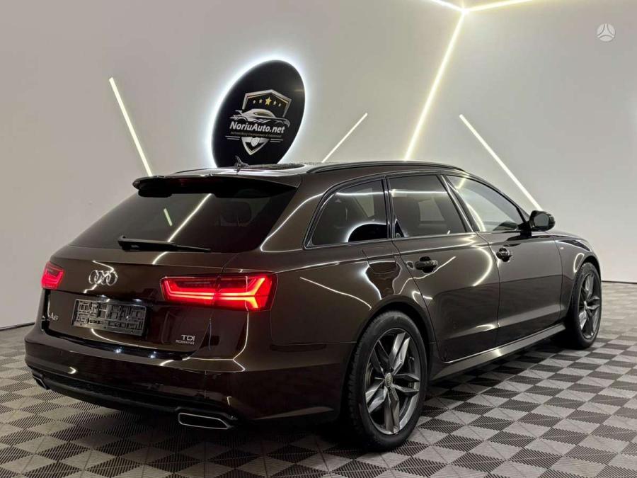 Brown Audi A6 2018 in Marijampole, with an engine capacity of 2.97 L and mileage of 177 thousand km for 15650 €, photo 35 on AUTOMOTO.COM.LV