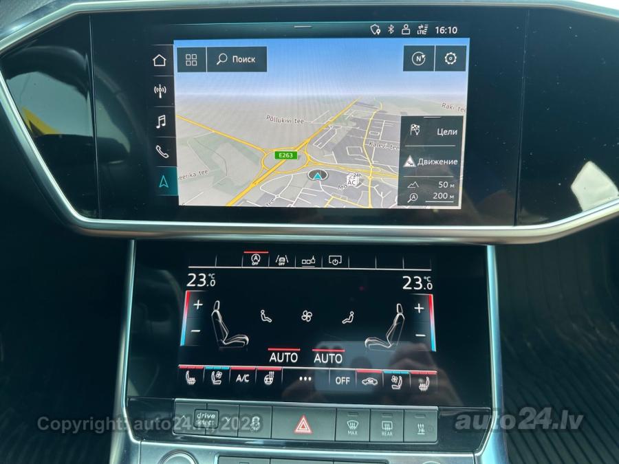 Brown Audi A6 2019 in Tallinn, with an engine capacity of 2.00 L and mileage of 157 thousand km for 24990 €, photo 13 on AUTOMOTO.COM.LV