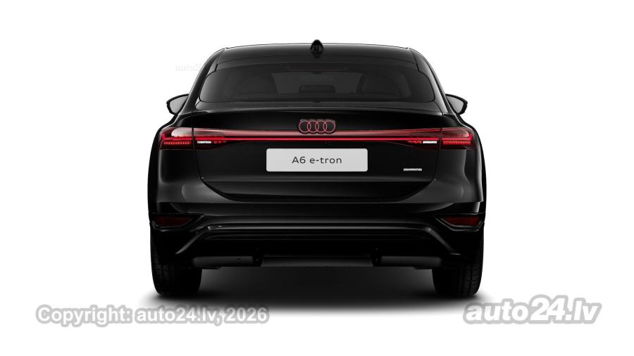 Black Audi A6 e-tron 2025 in Tallinn, with an engine capacity of 0.00 L and mileage of 13 thousand km for 69900 €, photo 6 on AUTOMOTO.COM.LV