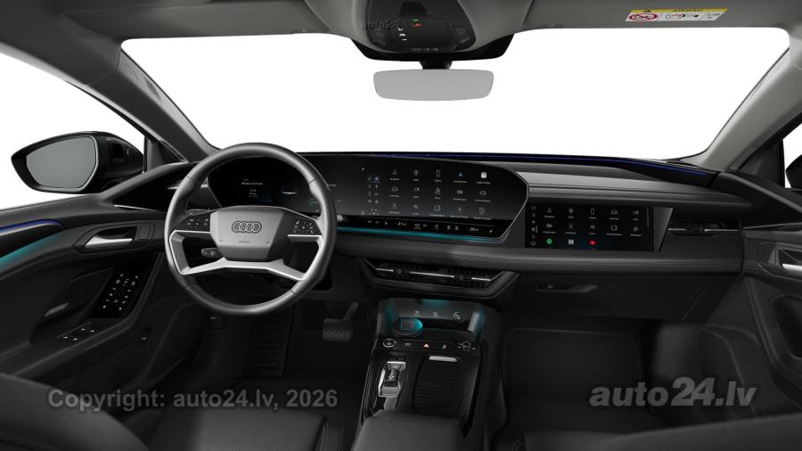 Black Audi A6 e-tron 2025 in Tallinn, with an engine capacity of 0.00 L and mileage of 13 thousand km for 69900 €, photo 8 on AUTOMOTO.COM.LV