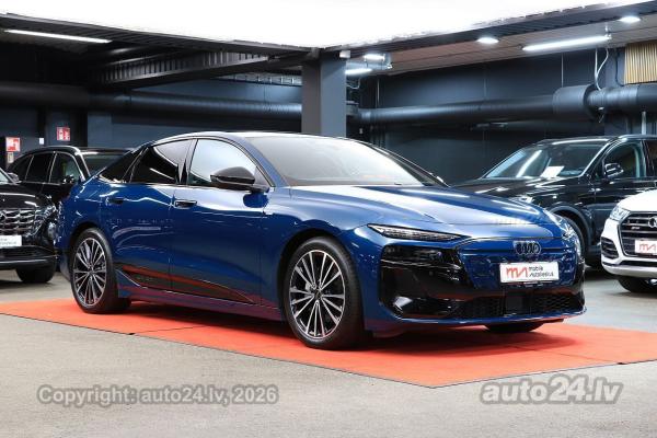 Синий Ауди A6 e-tron 2025 в Таллин, объемом двигателя 0.00 л и пробегом 3 тыс. км за 70995 €, фото 1 на AUTOMOTO.COM.LV