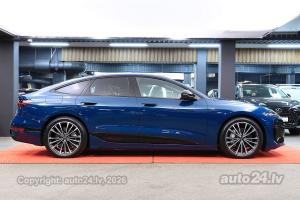 Blue Audi A6 e-tron 2025 in Tallinn, with an engine capacity of 0.00 L and mileage of 3 thousand km for 70995 €, photo 6 on AUTOMOTO.COM.LV