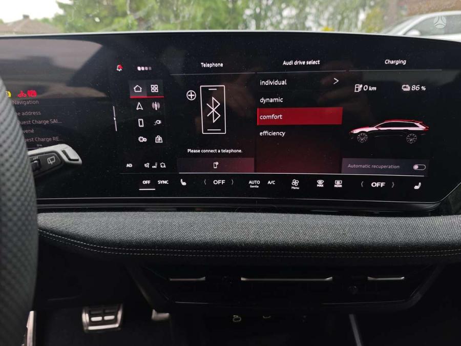 Audi A6 e-tron 2025 Telšiai, ar dzinēja tilpumu 0.00 L un nobraukumu 34 tūkst. km par 28500 €, foto 30 vietnē AUTOMOTO.COM.LV