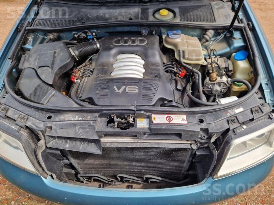 Zaļš Audi A6 1997 Cēsis, ar dzinēja tilpumu 2.40 L un nobraukumu 323 tūkst. km par 750 €, foto 5 vietnē AUTOMOTO.COM.LV