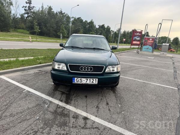 Green Audi A6 1994 in Daugavpils, with an engine capacity of 2.50 L and mileage of 560 thousand km for 1100 €, photo 1 on AUTOMOTO.COM.LV