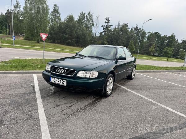 Green Audi A6 1994 in Daugavpils, with an engine capacity of 2.50 L and mileage of 560 thousand km for 1100 €, photo 5 on AUTOMOTO.COM.LV