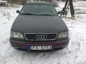 Green Audi A6 1994 in Kraslava, with an engine capacity of 2.50 L and mileage of 459 thousand km for 1200 €, photo  on AUTOMOTO.COM.LV