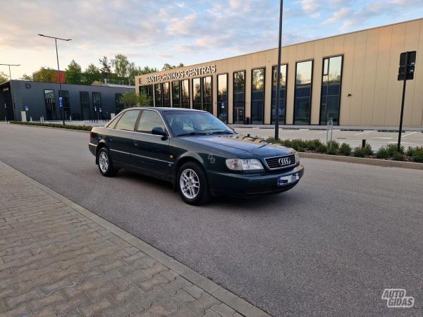 Green Audi A6 1996 in Vilnius, with an engine capacity of 2.50 L and mileage of 452 thousand km for 1250 €, photo 1 on AUTOMOTO.COM.LV