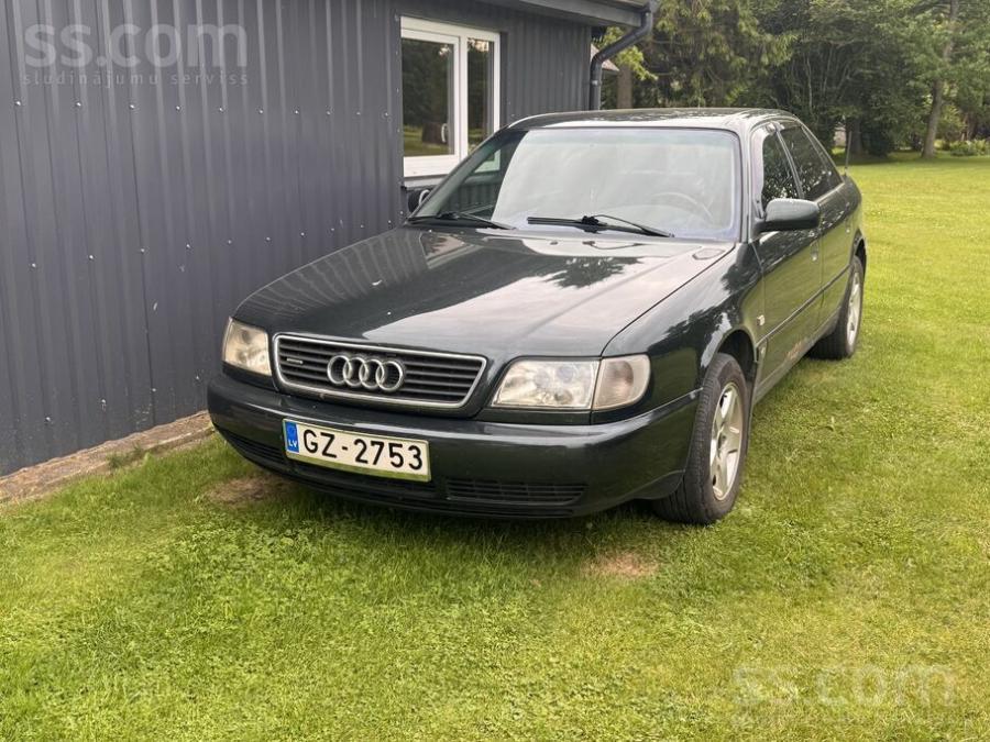 Green Audi A6 1996 in Liepaja, with an engine capacity of 2.80 L and mileage of 319 thousand km for 1450 €, photo 5 on AUTOMOTO.COM.LV