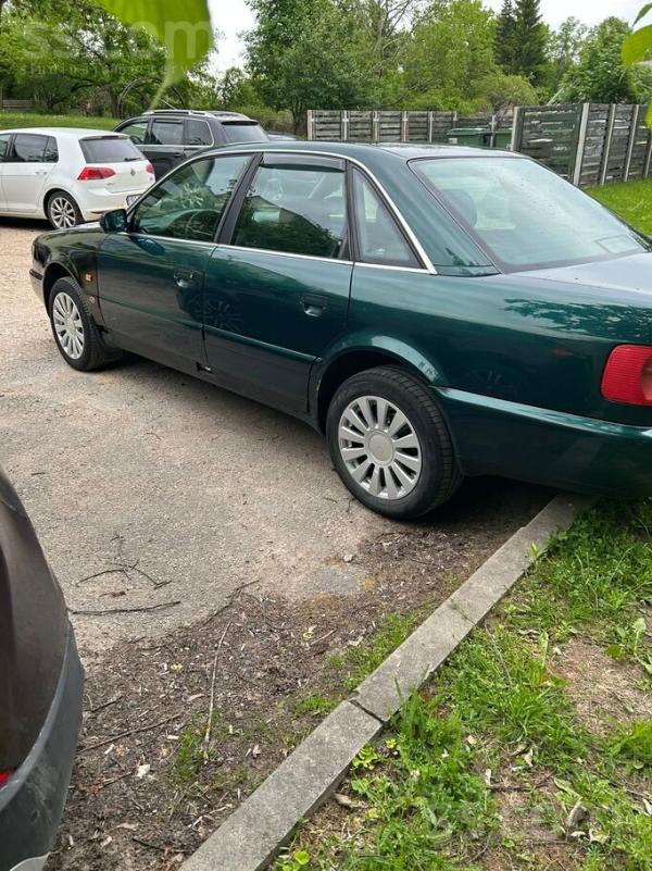 Green Audi A6 1996 in Valka, with an engine capacity of 2.60 L and mileage of 344 thousand km for 2300 €, photo 2 on AUTOMOTO.COM.LV