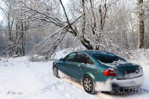 Green Audi A6 1997 in Kuldiga, with an engine capacity of 2.40 L and mileage of 472 thousand km for 1200 €, photo 1 on AUTOMOTO.COM.LV