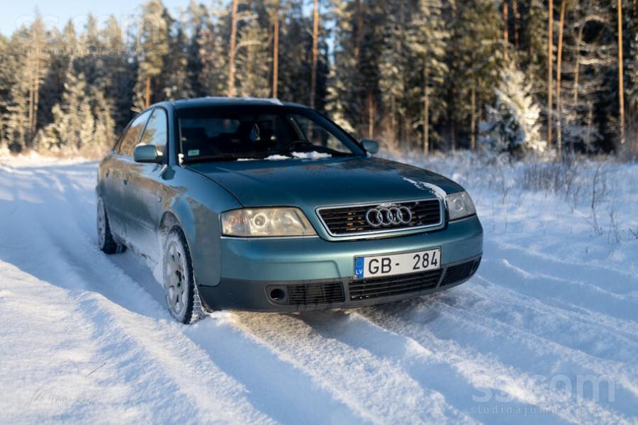 Green Audi A6 1997 in Kuldiga, with an engine capacity of 2.40 L and mileage of 472 thousand km for 1200 €, photo 2 on AUTOMOTO.COM.LV