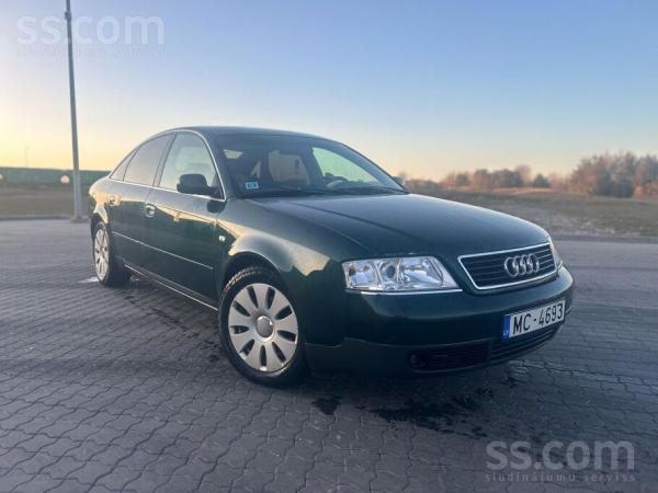 Green Audi A6 1997 in Liepaja, with an engine capacity of 2.40 L and mileage of 328 thousand km for 950 €, photo 2 on AUTOMOTO.COM.LV
