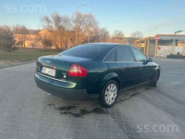 Green Audi A6 1997 in Liepaja, with an engine capacity of 2.40 L and mileage of 328 thousand km for 950 €, photo 3 on AUTOMOTO.COM.LV