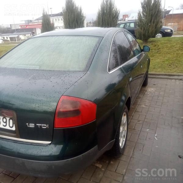 Green Audi A6 1997 in Rezekne, with an engine capacity of 1.90 L and mileage of 497 thousand km for 1050 €, photo 2 on AUTOMOTO.COM.LV