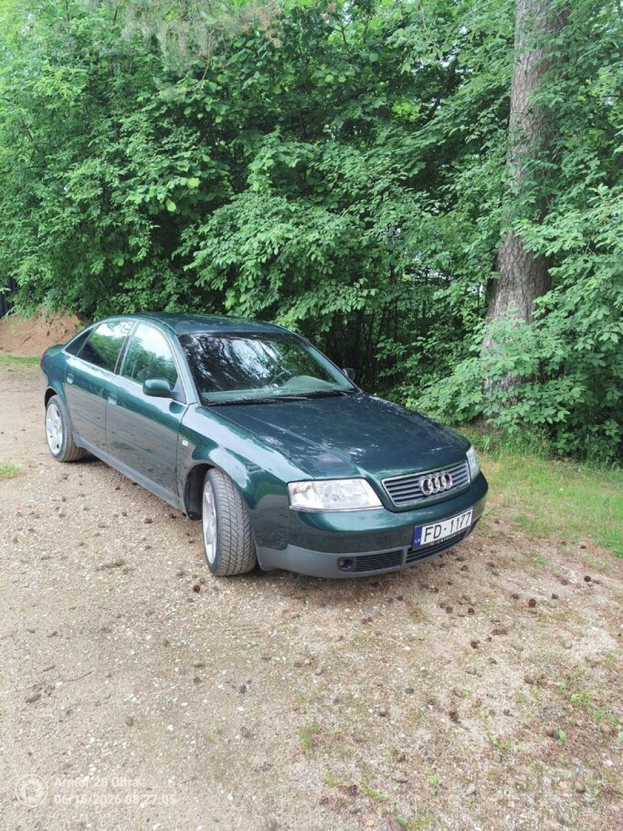 Green Audi A6 1997 in Cesis, with an engine capacity of 2.40 L and mileage of 222 thousand km for 1500 €, photo 5 on AUTOMOTO.COM.LV