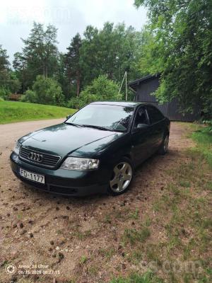 Green Audi A6 1997 in Cesis, with an engine capacity of 2.40 L and mileage of 222 thousand km for 1500 €, photo 6 on AUTOMOTO.COM.LV