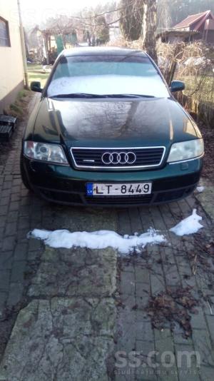 Green Audi A6 1998 in Riga, with an engine capacity of 2.80 L and mileage of 295 thousand km for 800 €, photo  on AUTOMOTO.COM.LV