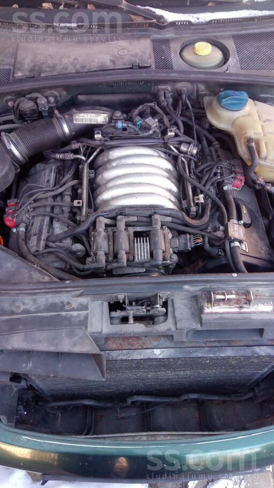 Green Audi A6 1998 in Riga, with an engine capacity of 2.80 L and mileage of 295 thousand km for 800 €, photo 9 on AUTOMOTO.COM.LV