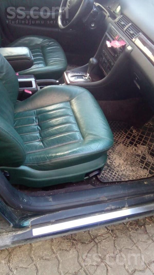 Green Audi A6 1998 in Riga, with an engine capacity of 2.80 L and mileage of 295 thousand km for 800 €, photo 9 on AUTOMOTO.COM.LV