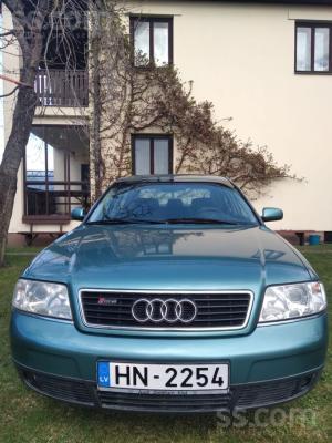Zaļš Audi A6 1998 Rīga, ar dzinēja tilpumu 2.40 L un nobraukumu 190 tūkst. km par 1550 €, foto  vietnē AUTOMOTO.COM.LV